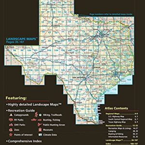 Texas Road & Recreation Atlas - 2nd Edition, 2022 (Benchmark Road & Recreation Atlases)