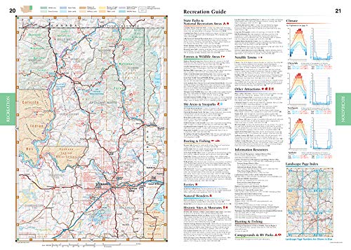 Washington Road & Recreation Atlas - 10th Edition, 2022 (Benchmark)