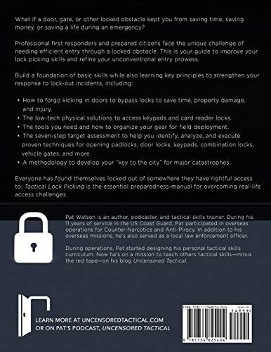 Tactical Lock Picking: A Systemized Approach for Responding to Locked Obstacles During Emergencies