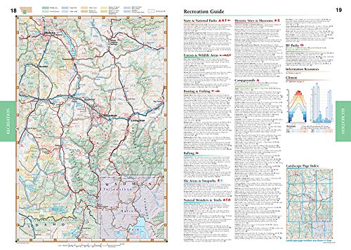 Montana Road and Recreation Atlas - 6th Edition, 2024