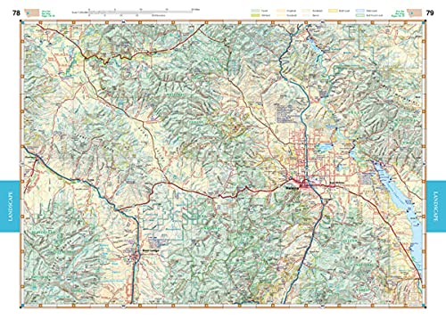 Montana Road and Recreation Atlas - 6th Edition, 2024