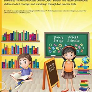 COGAT Test Prep Grade 3 Level 9: Gifted and Talented Test Preparation Book - Practice Test/Workbook for Children in Third Grade