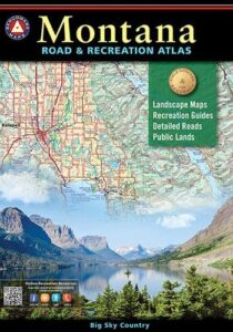 montana road and recreation atlas - 6th edition, 2024