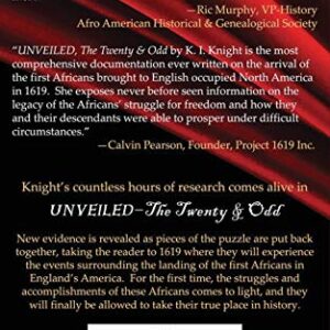 UNVEILED - The Twenty & Odd: Documenting the First Africans in England's America 1619-1625 and Beyond