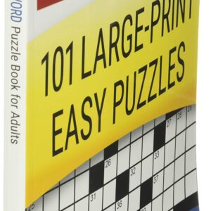 Funster Crossword Puzzle Book for Adults: 101 Large-Print Easy Puzzles