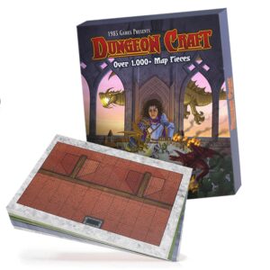 dungeon craft board game: volume 1 loose leaf inside a custom box, water resistant, dry erase by 1985 games