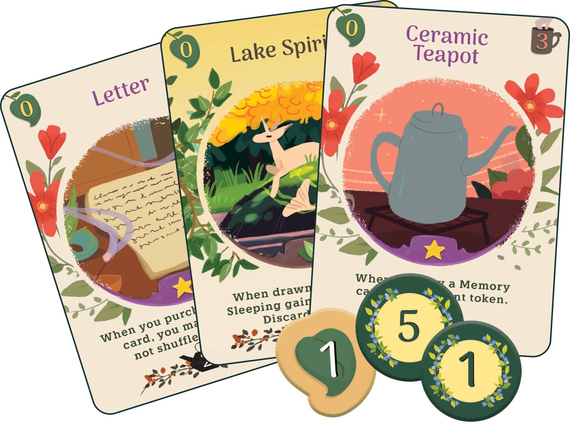 Renegade Game Studios Autumn Harvest: A Tea Dragon Society Card Game, For 2-4 friends ages 10+ in 30-60 min!