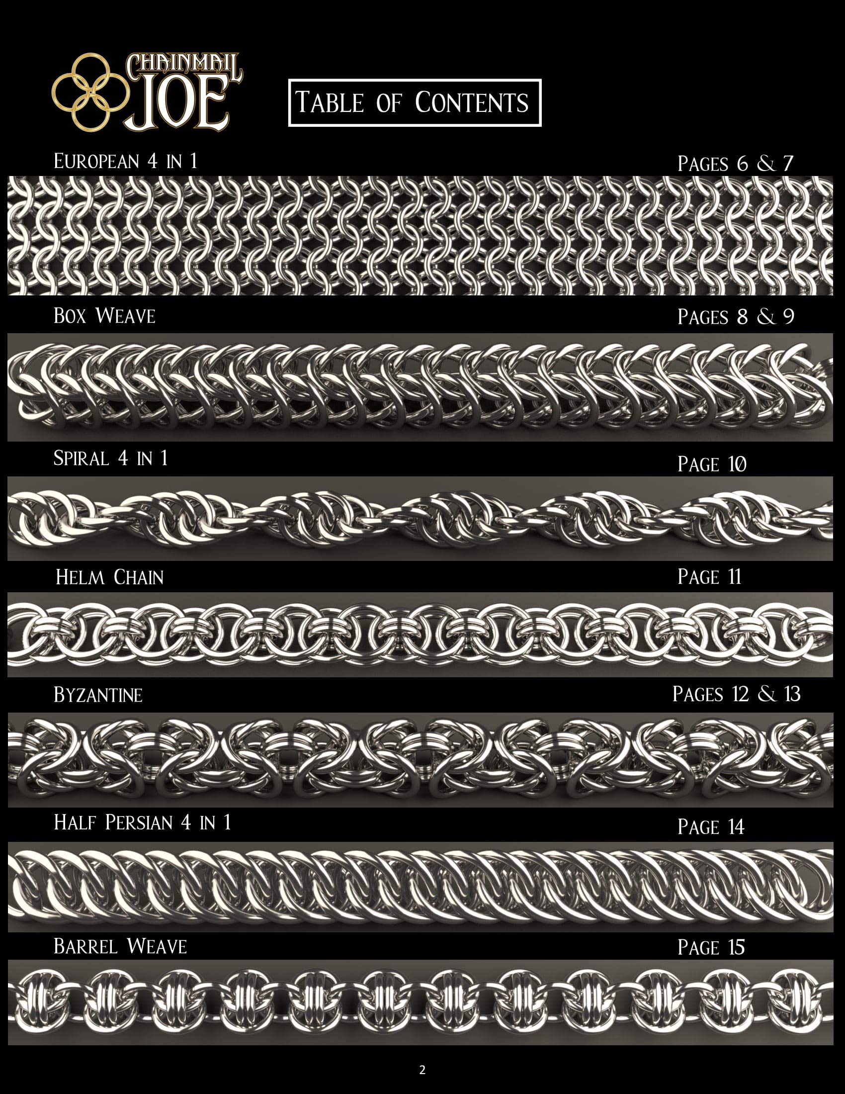 Chainmail Joe - Complete Chainmail Tutorial Collection