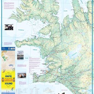 Iceland Travel Reference Map Waterproof 1:400K