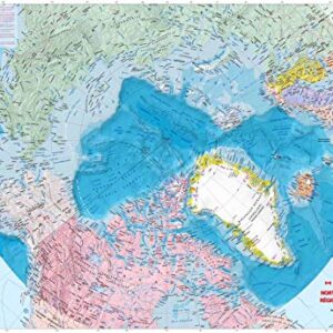 Greenland & North Pole Travel Reference Map 1:3M/1:9M 2018***