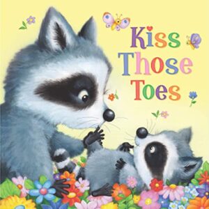 kiss those toes – interactive bedtime story board book for babies – educational rhyming story encourages affection between caregiver and child (tender moments)