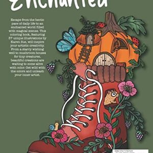 Enchanted: A Coloring Book and a Colorful Journey Into a Whimsical Universe