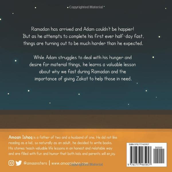 Adam's First Fast: A Children's Book About Ramadan and Zakat