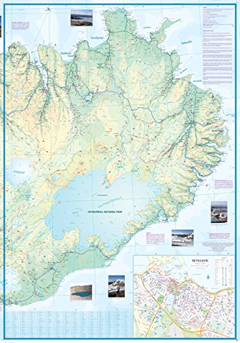 Iceland Travel Reference Map Waterproof 1:400K