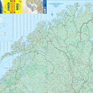 Norway Travel Reference Map 1:900K Waterproof