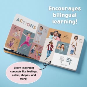 My First Korean Words Series: Korean English Bilingual, Korean Baby Book Kids Books Childrens Books, Korean Book For Kids