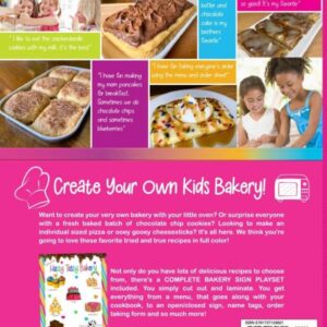 Cookbook for Easy Bake Oven: Easy Peasy Lemon Squeezy Top Voted Favorite Recipes in Full Color with Fun Kids Bakery Sign Cutouts on Back Pages