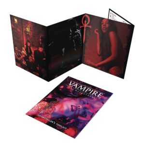 renegade game studios vampire: the masquerade 5th edition roleplaying game storyteller screen and toolkit