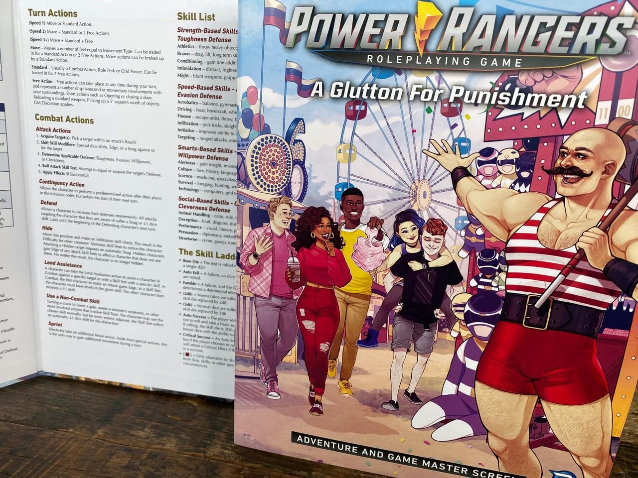 Renegade Game Studios Power Rangers Roleplaying Game A Glutton for Punishment Adventure & Game Master Screen