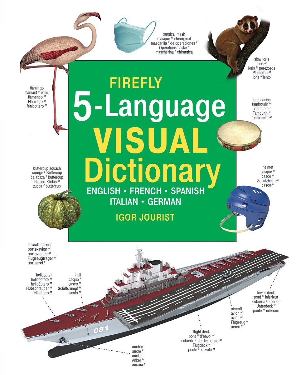 Firefly 5 Language Visual Dictionary: English, French, German, Italian, Spanish