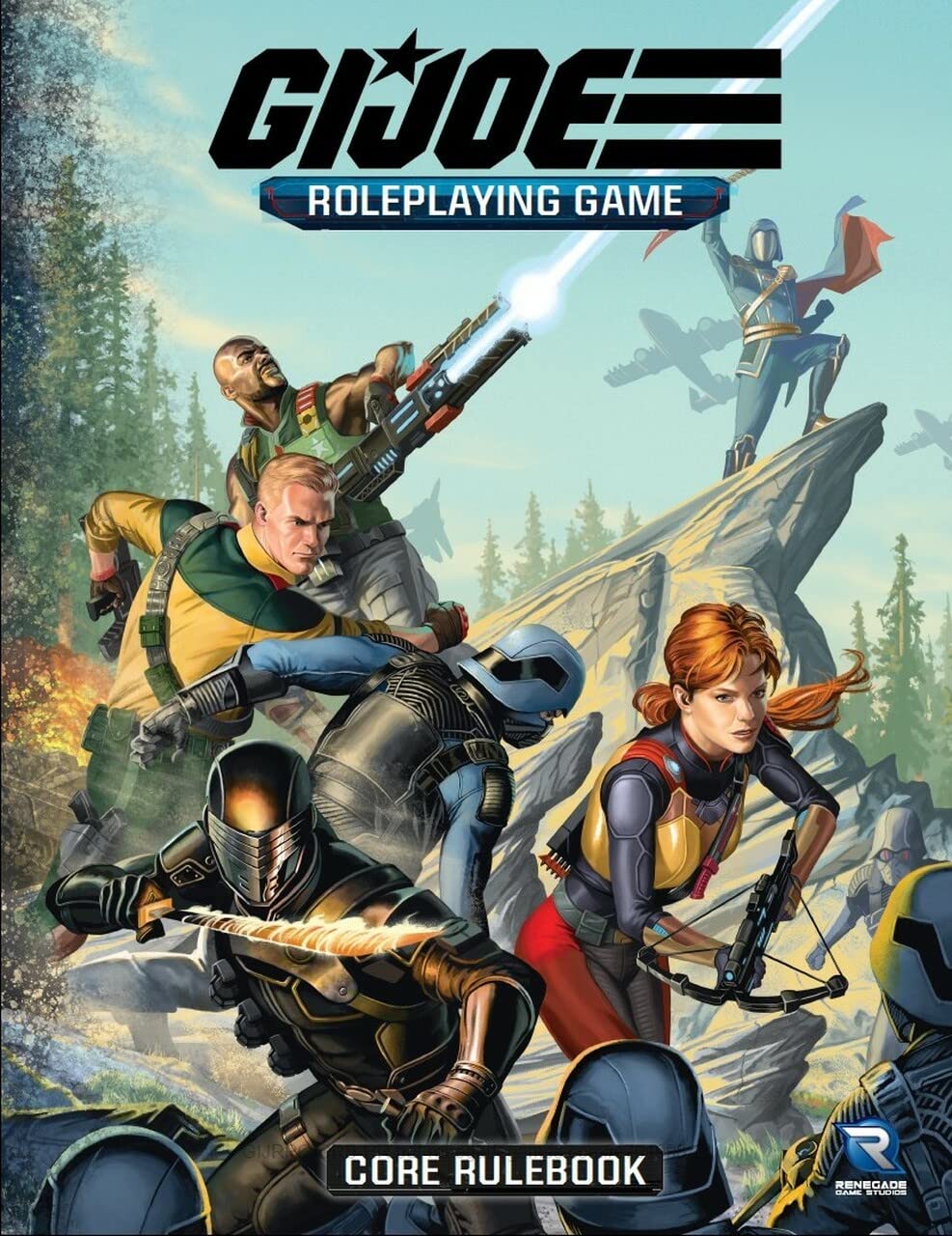 Renegade Game Studios G.I. Joe Roleplaying Game Core Rulebook, Full color hardcover book, Create your own G.I. JOE character