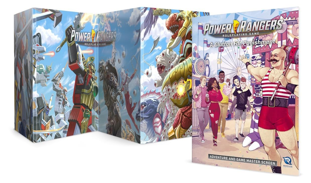 Renegade Game Studios Power Rangers Roleplaying Game A Glutton for Punishment Adventure & Game Master Screen