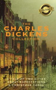 the charles dickens collection: (3 books) a tale of two cities, great expectations, and a christmas carol (deluxe library edition)