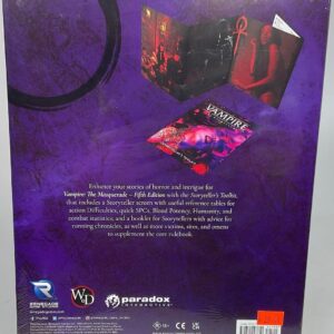 Renegade Game Studios Vampire: The Masquerade 5th Edition Roleplaying Game Storyteller Screen and Toolkit