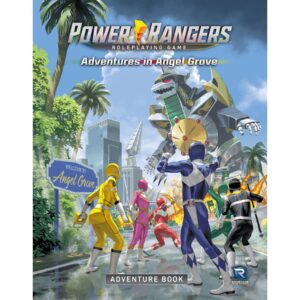 Renegade Game Studios Power Rangers Roleplaying Game: Adventures in Angel Grove - Adventure Book, Hardcover Guide Requires Core Rulebook to Play, Levels 1 to 5, 4-7 Roleplayers