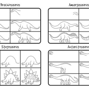 How to Draw 101 Dinosaurs