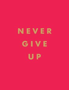 never give up