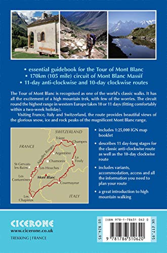 The Tour of Mont Blanc: Complete two-way trekking guide (Cicerone Trekking Guides)