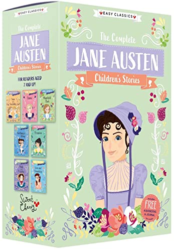 Jane Austen Children's Stories (Easy Classics) 8 Book Box Set (Emma, Pride and Prejudice, Northanger Abbey … Sense and Sensibility)