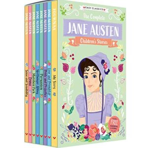 Jane Austen Children's Stories (Easy Classics) 8 Book Box Set (Emma, Pride and Prejudice, Northanger Abbey … Sense and Sensibility)