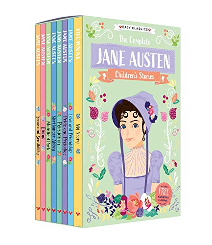 Jane Austen Children's Stories (Easy Classics) 8 Book Box Set (Emma, Pride and Prejudice, Northanger Abbey … Sense and Sensibility)