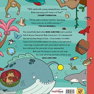 Seek and Find: Old Testament Bible Stories: With over 450 things to find and count! (Fun interactive Christian book to gift kids ages 2-5)