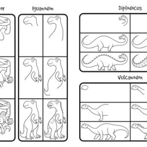 How to Draw 101 Dinosaurs