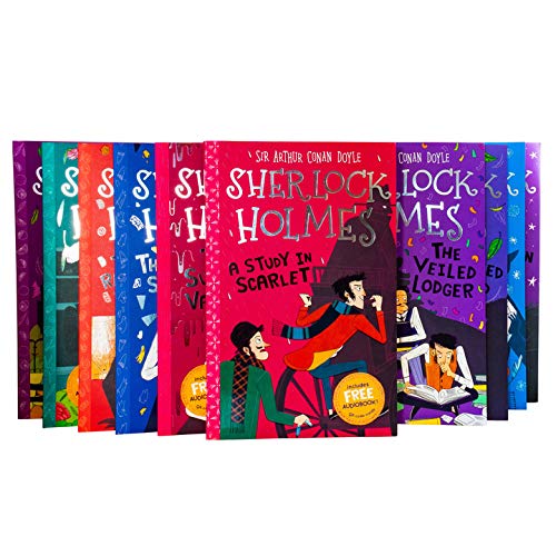 The Sherlock Holmes Children's Collection: Shadows, Secrets and Stolen Treasure 10 Book Box Set