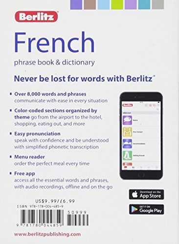 Berlitz Phrase Book & Dictionary French (Bilingual dictionary) (Berlitz Phrasebooks)