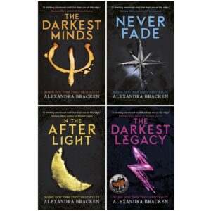 the darkest minds series by alexandra bracken 4 books collection set exclusive slipcase edition (the darkest minds, never fade, in the afterlight & the darkest legacy)