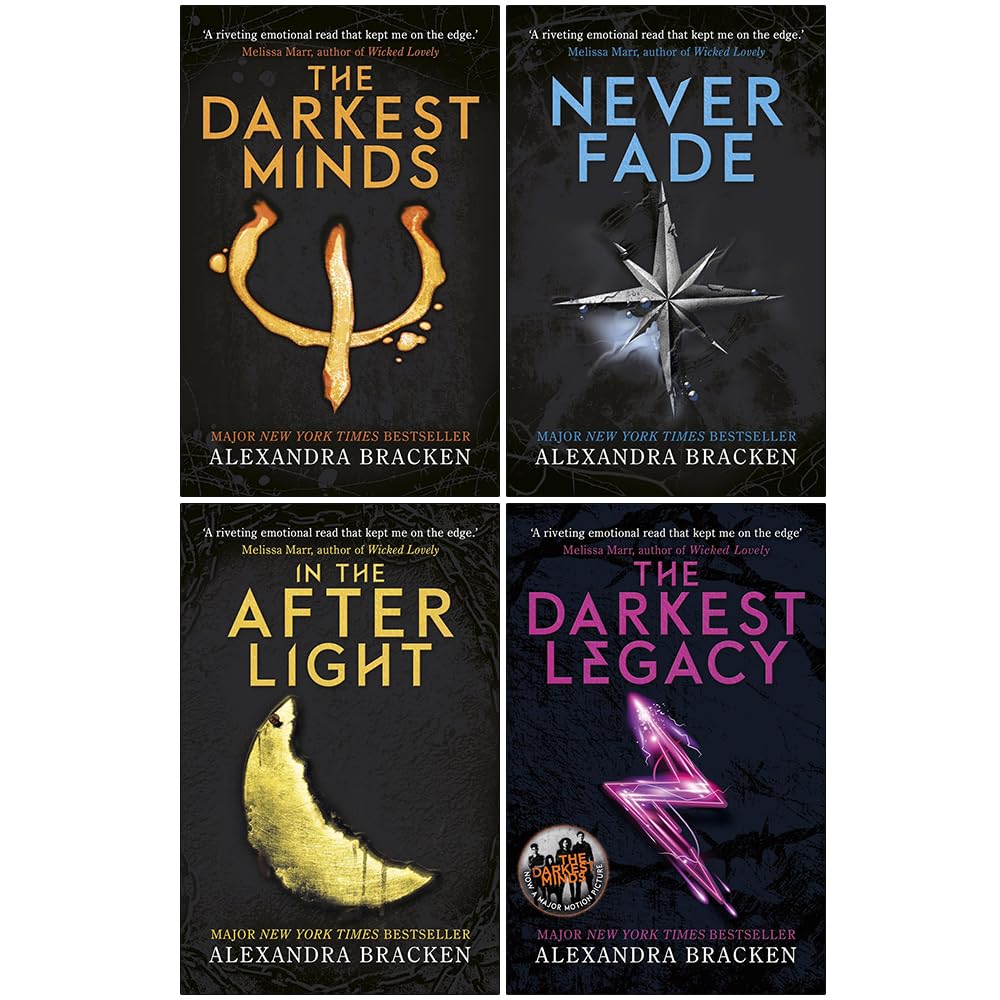 The Darkest Minds Series by Alexandra Bracken 4 Books Collection Set Exclusive Slipcase Edition (The Darkest Minds, Never Fade, In The Afterlight & The Darkest Legacy)