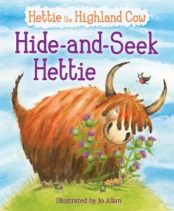 hide-and-seek hettie: the highland cow who can't hide!