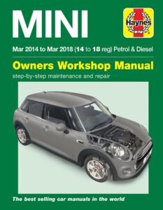 mini petrol & diesel (mar '14 - '18) haynes repair manual (paperback)