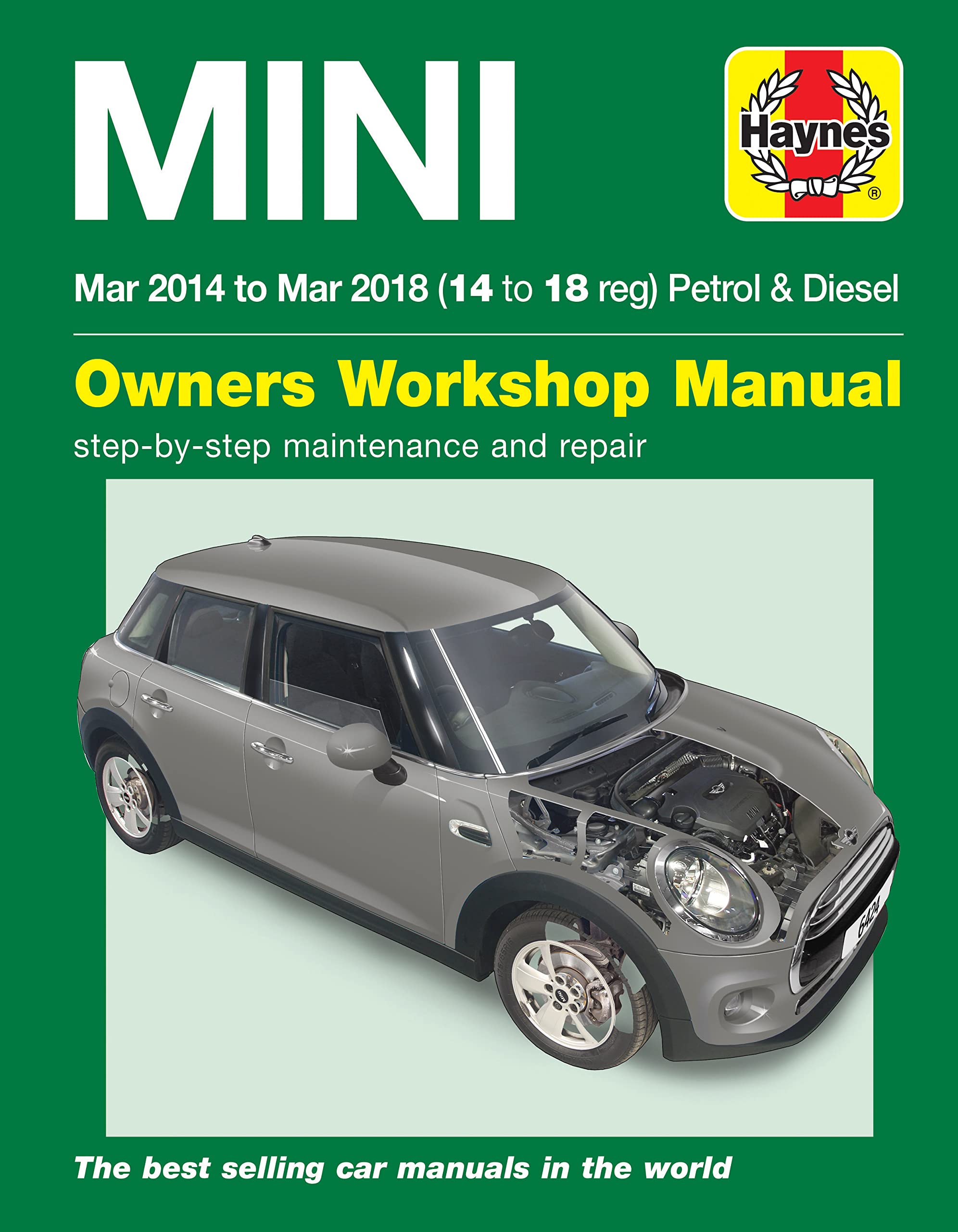 Mini Petrol & Diesel (Mar '14 - '18) Haynes Repair Manual (Paperback)