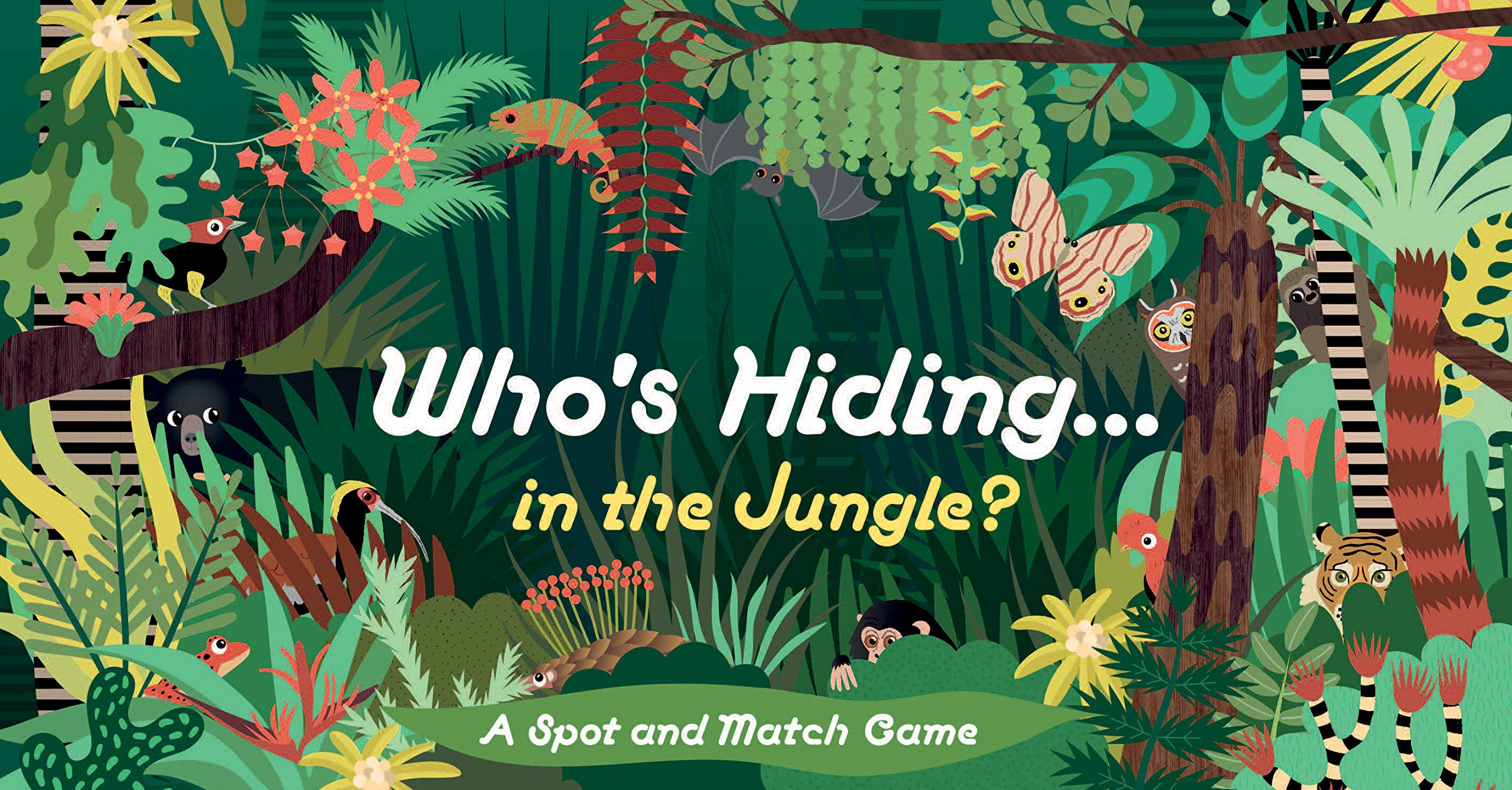 Laurence King Who's Hiding in The Jungle? A Spot and Match Game