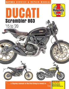 ducati scrambler 803 (15 - 20) haynes repair manual (paperback)