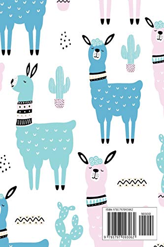 Address Book: For Contacts, Addresses, Phone, Email, Note,Emergency Contacts,Alphabetical Index With llama Cactus Cute Pattern