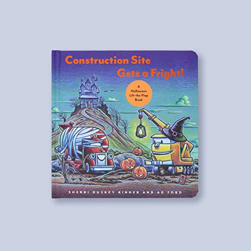 Construction Site Gets a Fright!: A Halloween Lift-the-Flap Book (Goodnight, Goodnight, Construc)