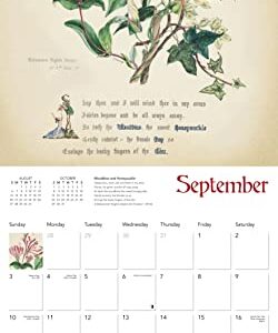 Shakespeare Birthplace Trust: The Flowers of Shakespeare Wall Calendar 2023 (Art Calendar)