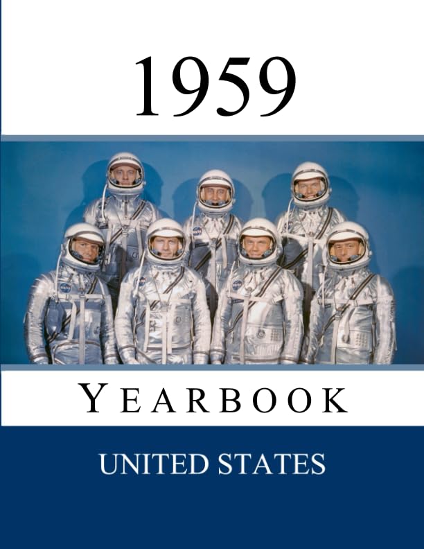 1959 US Yearbook: Original book full of facts and figures from 1959 - Unique birthday gift / present idea.